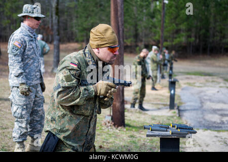 German Army Master Sgt. Franco Kraemer a liaison officer assigned to ...