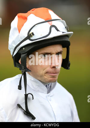 Jockey Ryan Moore at Newmarket Racecourse Stock Photo - Alamy