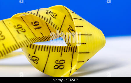 Picture of a Rolled measuring lint , tape Stock Photo - Alamy