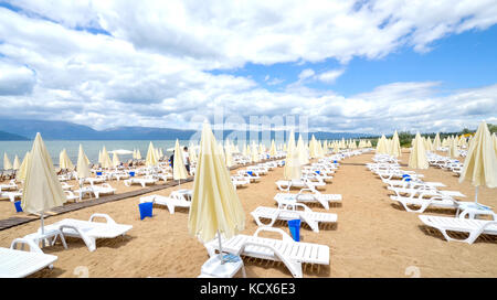 picture of a Beach on a Prespa Lake, Macedonia Stock Photo - Alamy