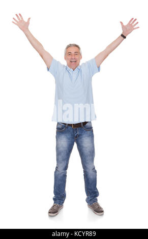 Handsome senior man over isolated background with hand on head for pain ...