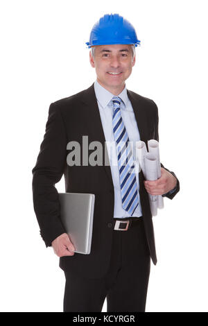 Computer Engineer, isolated over white background Stock Photo - Alamy