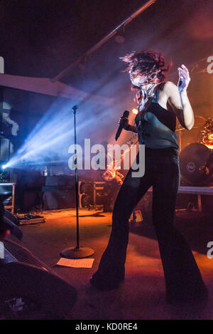 Milan, Italy. 6th October 2017. Rock singer Alteria perform at Legend ...
