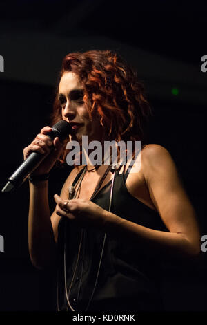Milan, Italy. 6th October 2017. Rock singer Alteria perform at Legend ...
