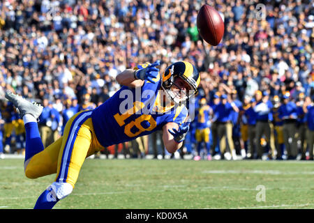 Wide Receiver (10) Cooper Kupp of the Los Angeles Rams catches a pass ...