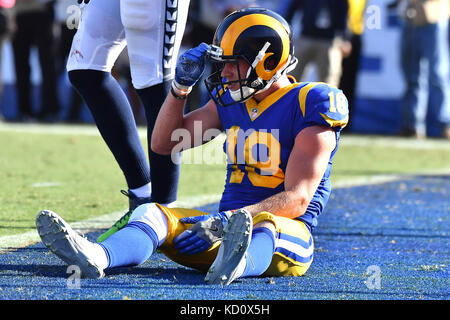 Wide Receiver (10) Cooper Kupp of the Los Angeles Rams catches a pass ...