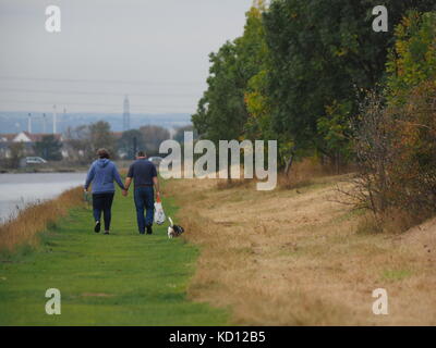 Sheerness, Kent, UK. 9th Oct, 2022. UK Weather: the waning Hunter's ...