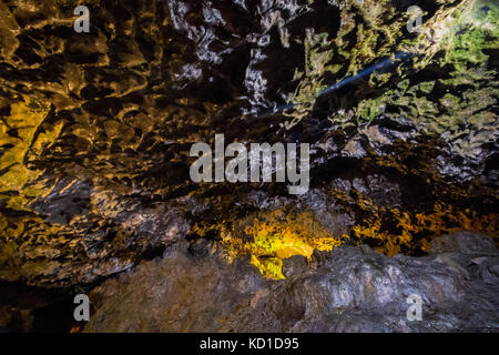 Lava cave , Sao Vicente, Madeira, Portugal Stock Photo: 11818764 - Alamy