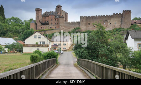BITBURG, GERMANY - JUNE 25, 2017: Old Hamm Castle close to Bitburg on ...