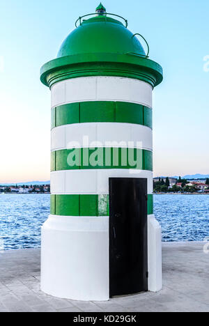 Lighthouse on the waterfront of Zadar, Croatia Stock Photo - Alamy