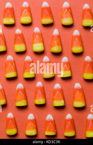 Halloween candy corn background Stock Photo - Alamy