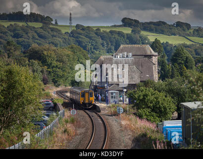 British Rail Windermere railway station on the Oxenholme to Windermere ...