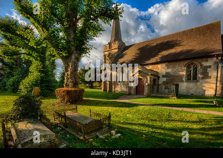 Church of St Andrew (Saint Andrew), Bramfield, Hertfordshire,England ...