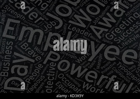Employee engagement word cloud Stock Photo - Alamy