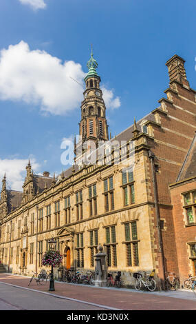 Main building of the university of Leiden, Netherlands Stock Photo - Alamy