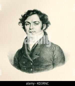 Giovanni Battista Rubini - portrait of the Italian tenor. GBR: 7 April ...