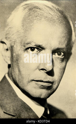 Bela Bartok - portrait of Hungarian composer in 1910. 1881-1945 Stock Photo - Alamy