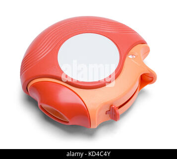 Asthma inhaler isolated on white background Stock Photo: 116866146 - Alamy