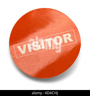 Paper sticker label isolated on white background Stock Photo - Alamy