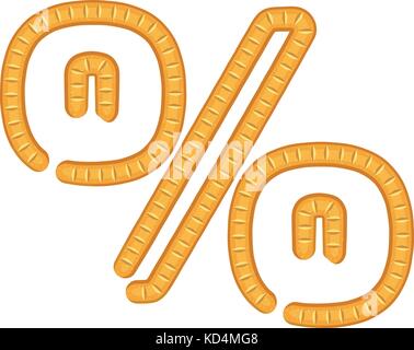 Sign percent bread icon, cartoon style Stock Vector Image & Art - Alamy