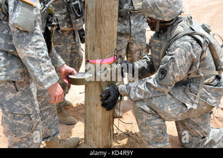 U.S. Army Soldiers with the 1222nd Engineer Company (Sapper), S.C. Army ...