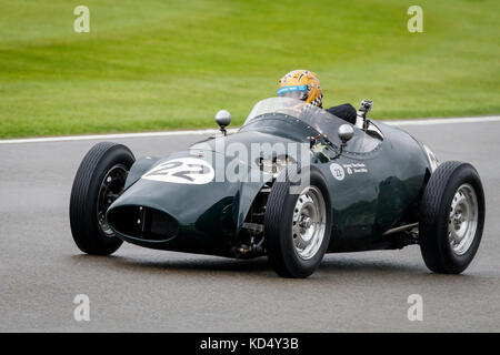 1955 Connaught B-Type with driver Simon Diffey at the 2012 Goodwood ...
