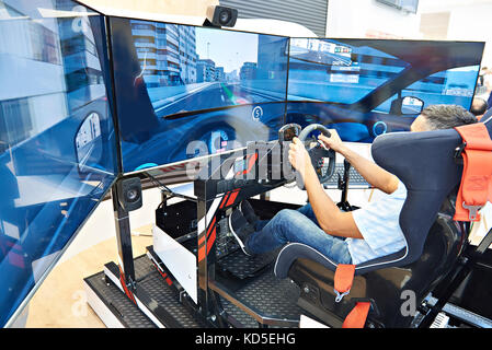 Arcade Racing Game Stock Photo - Alamy