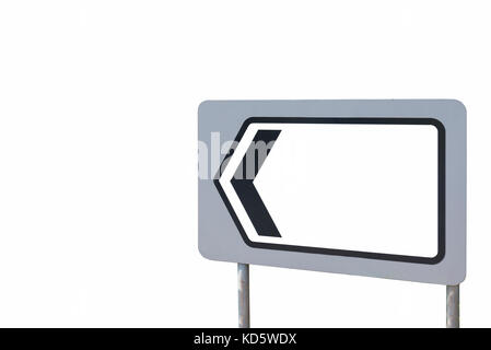 Blank 'A road' non primary route road sign on grey background Stock ...