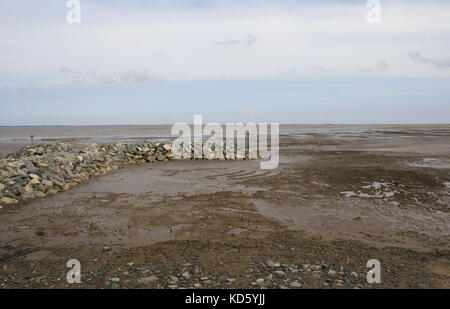 Fishtail groyne, Cleethorpes, Lincolnshire, England Stock Photo - Alamy