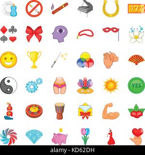 Superiority icons set, cartoon style Stock Vector Image & Art - Alamy