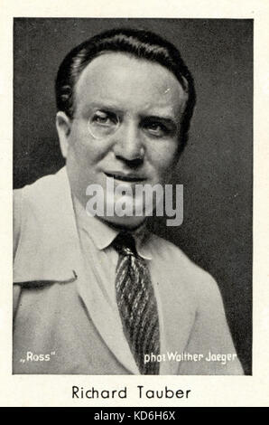 Portrait of the singer Richard Tauber Stock Photo - Alamy