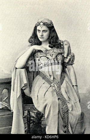 Rose Caron, French soprano, in costume in the title role of Salammbo ...