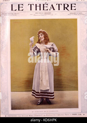 'Cendrillon' (Cinderella) premiere by Massenet in 1899 at the Théatre ...