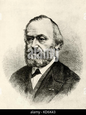 Portrait of the composer Ferdinand David (1810-1873). Museum: PRIVATE ...