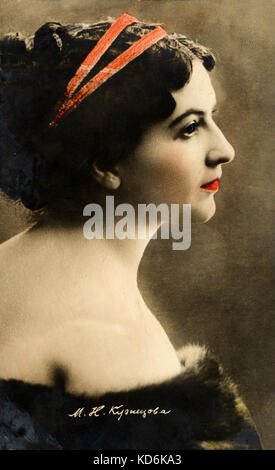 Maria Kuznetsova, a Russian opera singer, is depicted wearing a Spanish ...