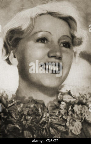 German singer Erna Sack in 1955. She was well known as coloratura with ...