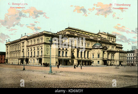 St Petersburg conservatory building Stock Photo - Alamy