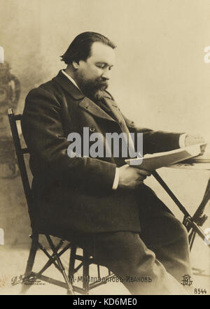 Portrait of the composer Mikhail Ippolitov-Ivanov (1859-1935). Museum ...