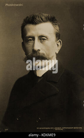 Portrait of pianist and composer Moritz Moszkowski (1854-1925), c. 1900 ...