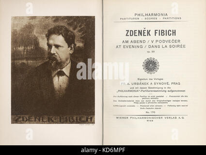 Zdenek FIBICH Czech Composer, 1850-1900 Stock Photo - Alamy