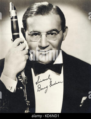 Benny Goodman - portrait of the American jazz clarinettist & big band ...