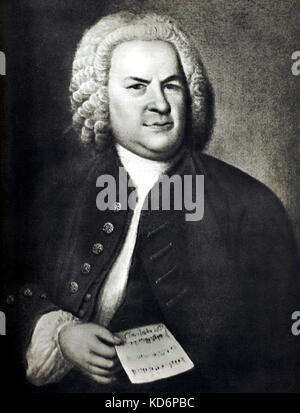 Johann Sebastian Bach - the German composer 's handwritten score for ...
