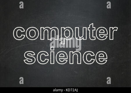 Science concept: Computer Science on chalkboard background Stock Photo ...