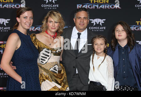 Mark Ruffalo, Bella Noche Ruffalo, Odette Ruffalo, Keen Ruffalo ...