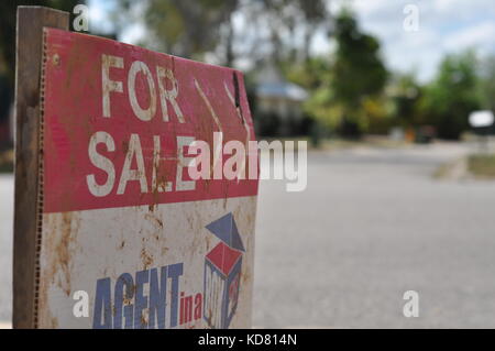 For sale signs residential property, Townsville, Queensland, Australia ...