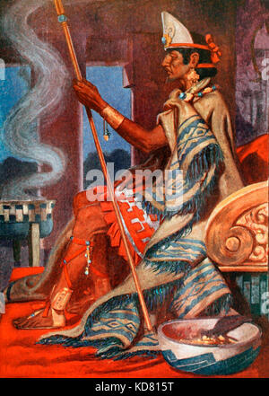 Moctezuma II, Aztec Emperor Stock Photo - Alamy
