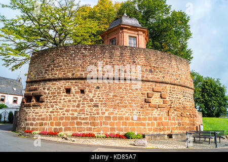 Bastion of the mediaeval town walls, 1530s, Pfalzel, Trier, Rheinland ...