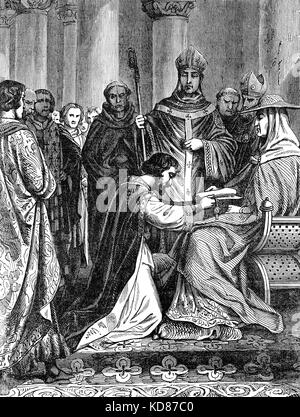 . Pope Adrian II . 9th century. Unknown 28 Adrian II Stock Photo - Alamy