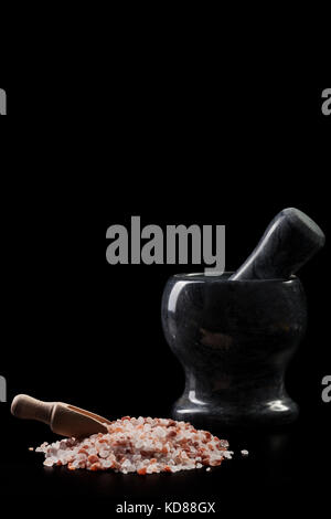 Himalayan salt, mortar, salt crystals, crystal, crystals, Himalayan ...