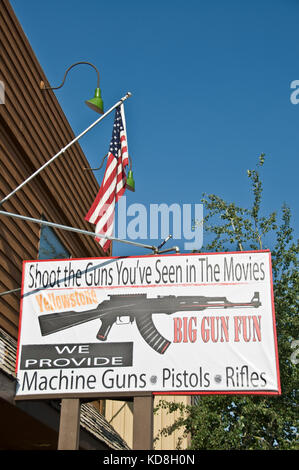 Gun shop sign Stock Photo - Alamy